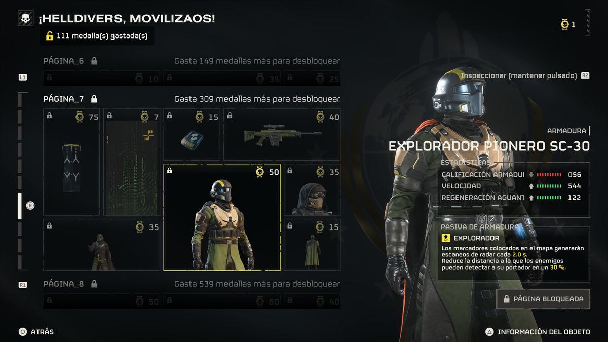 La armadura de Helldivers 2 que permite farmear supermuestras de manera muy fácil