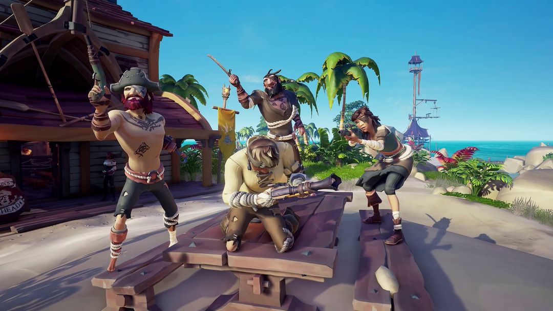Nuevos detalles sobre los lanzamientos multiplataforma de Grounded, Pentiment y Sea of Thieves ...