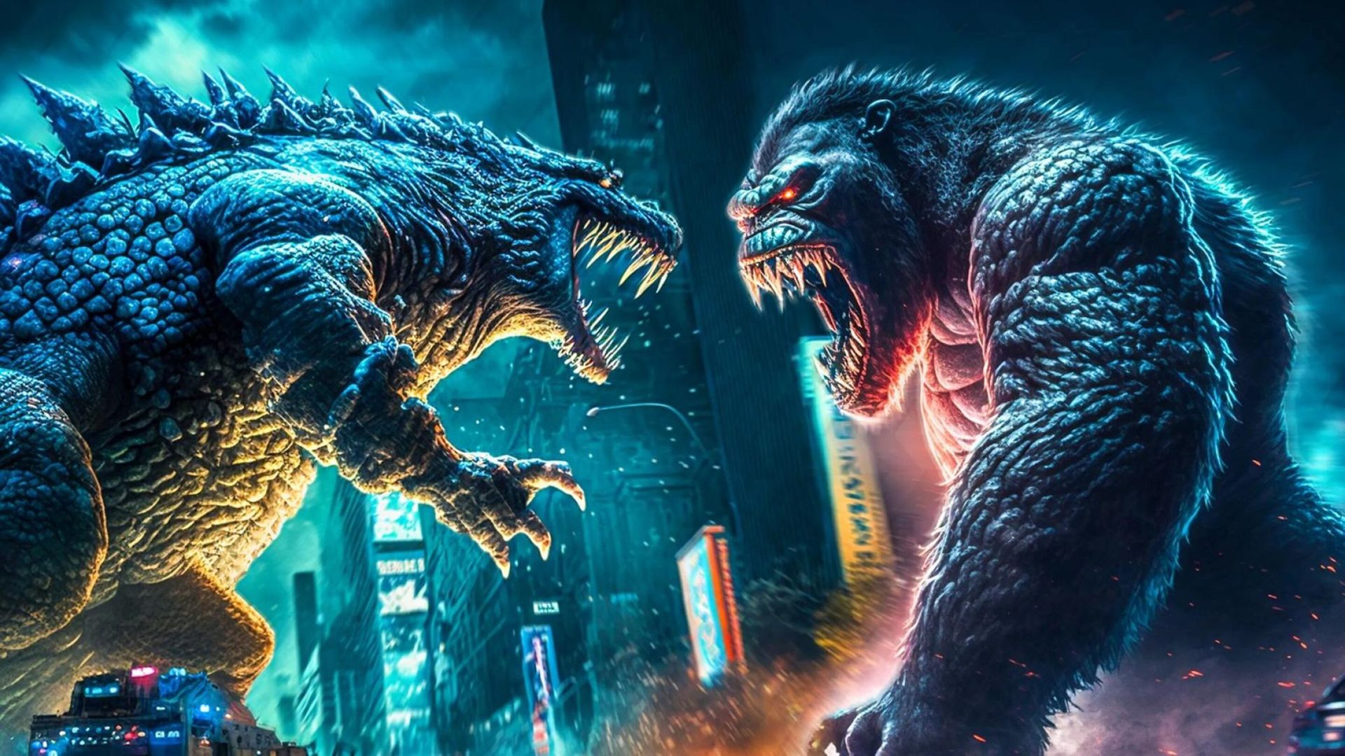 Kong se monta encima de Godzilla en este nuevo clip loco de Godzilla y ...