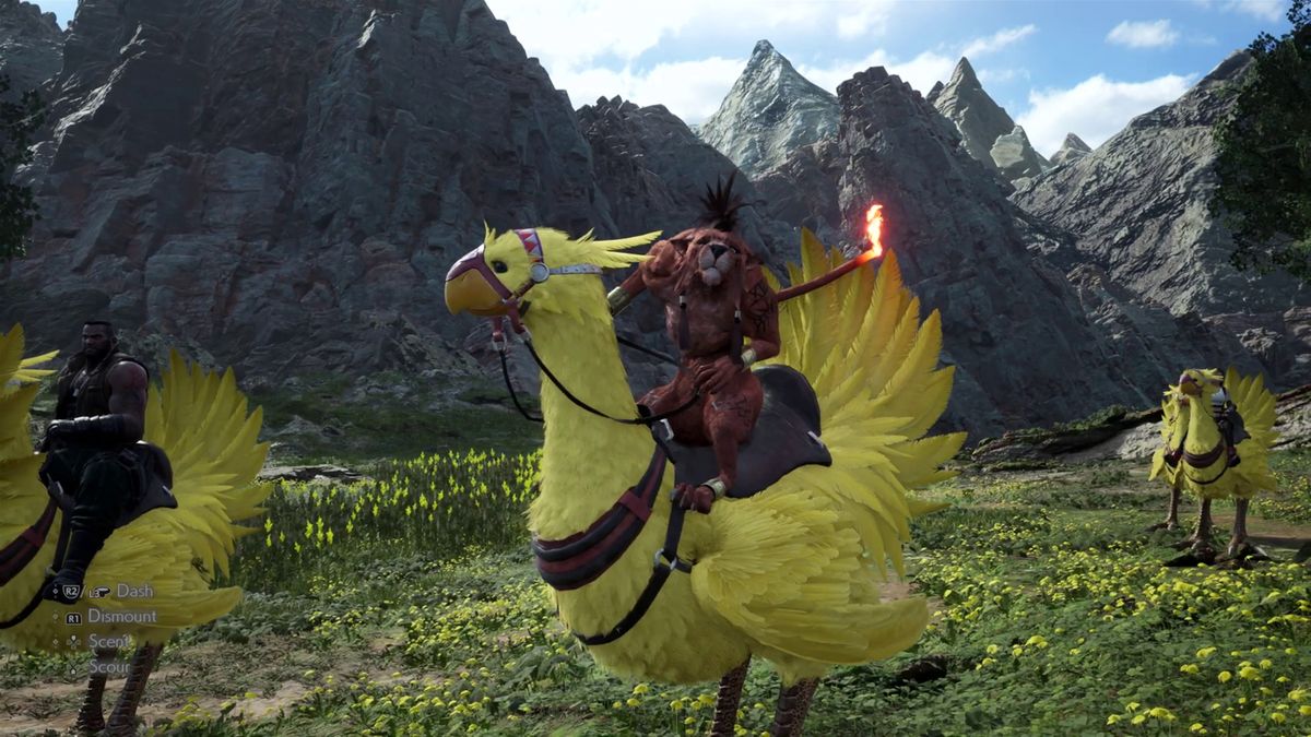 Red XIII a chocobo en Final Fantasy VII Rebirth era algo que sus ...