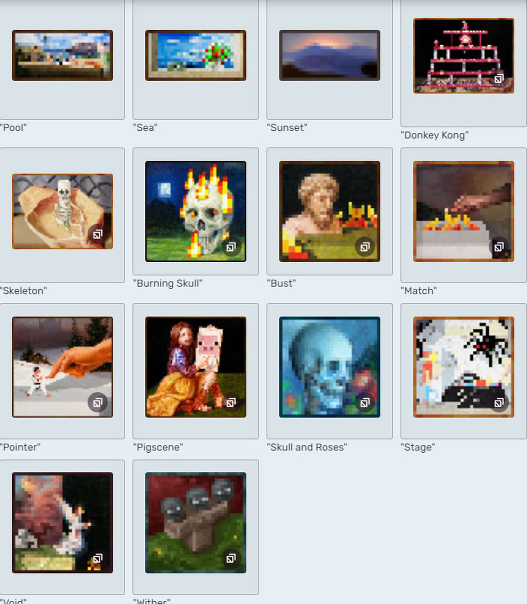 Todos los cuadros de Minecraft y cómo crear estas pinturas para adornar tu base