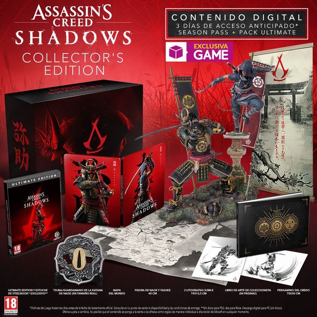 Ya puedes reservar Assassin's creed Shadows en GAME y conseguir sus ...