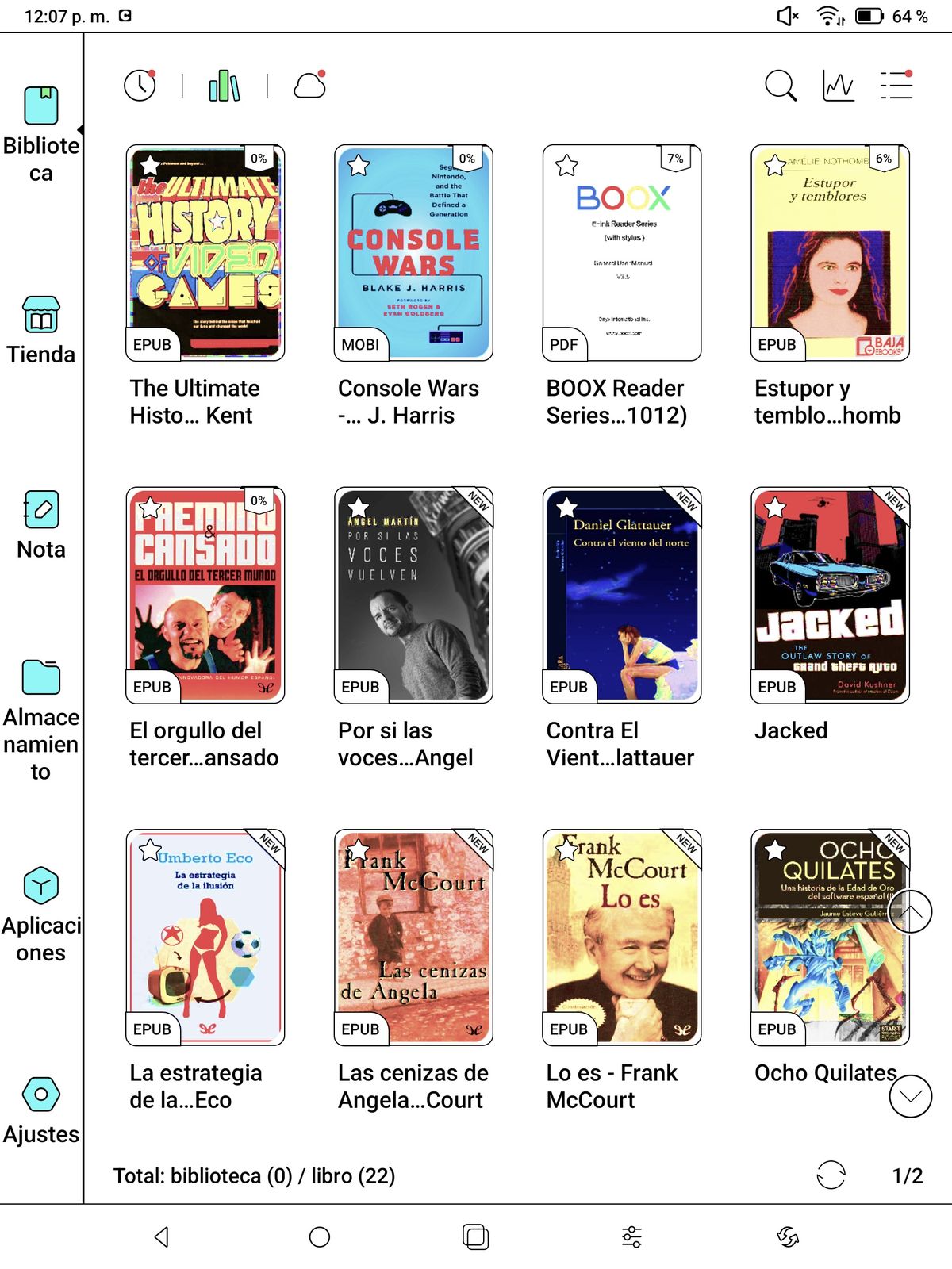 Este es uno de los mejores eBook de e-tinta a color que he probado para leer manga, cómic y ...