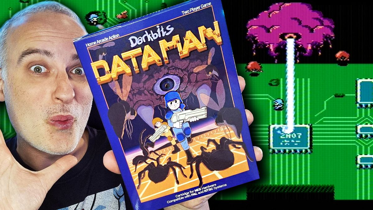 Data Man es un nuevo juego para NES... ¡con un giro muy original!