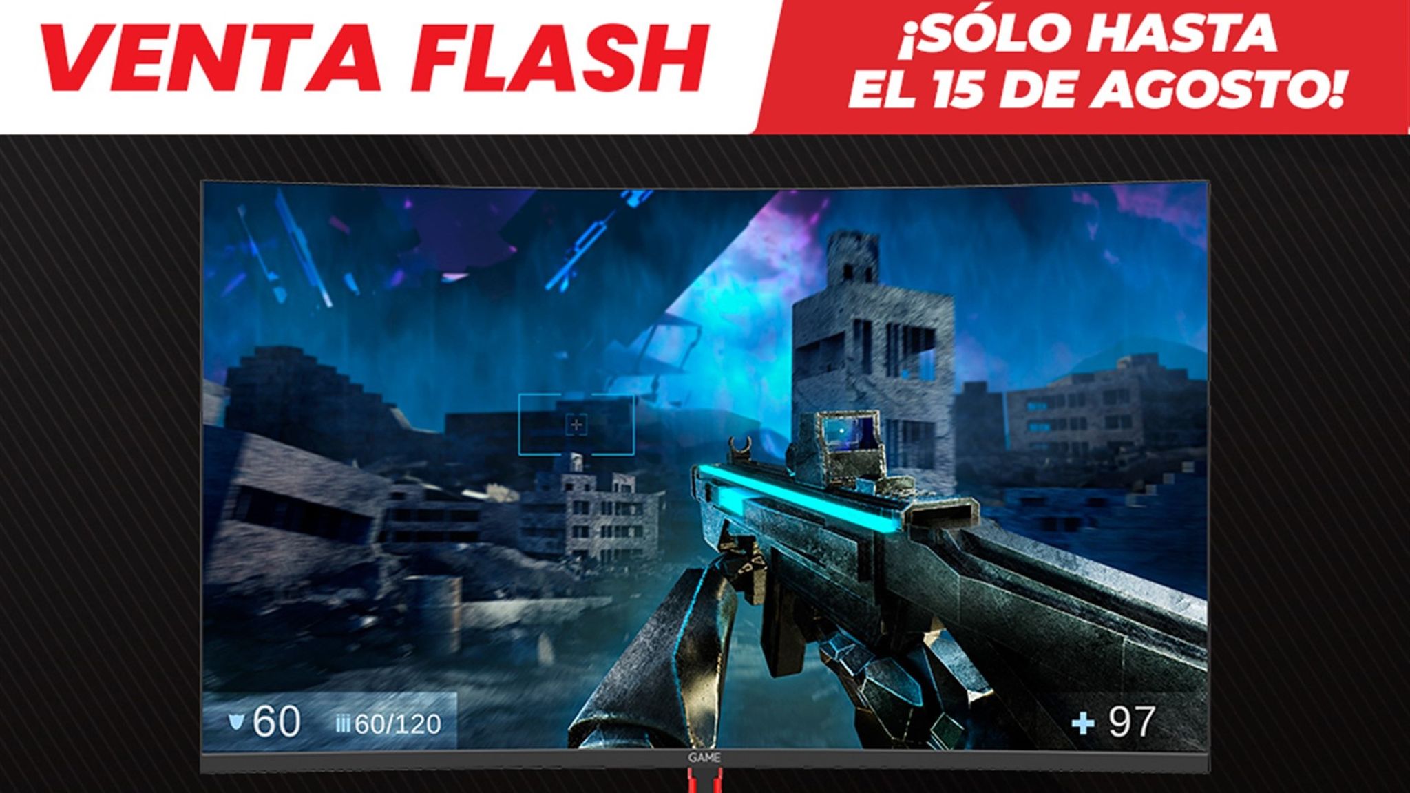 La nueva Venta Flash por el monitor gaming curvo M27GC5 de GAME para PC ...