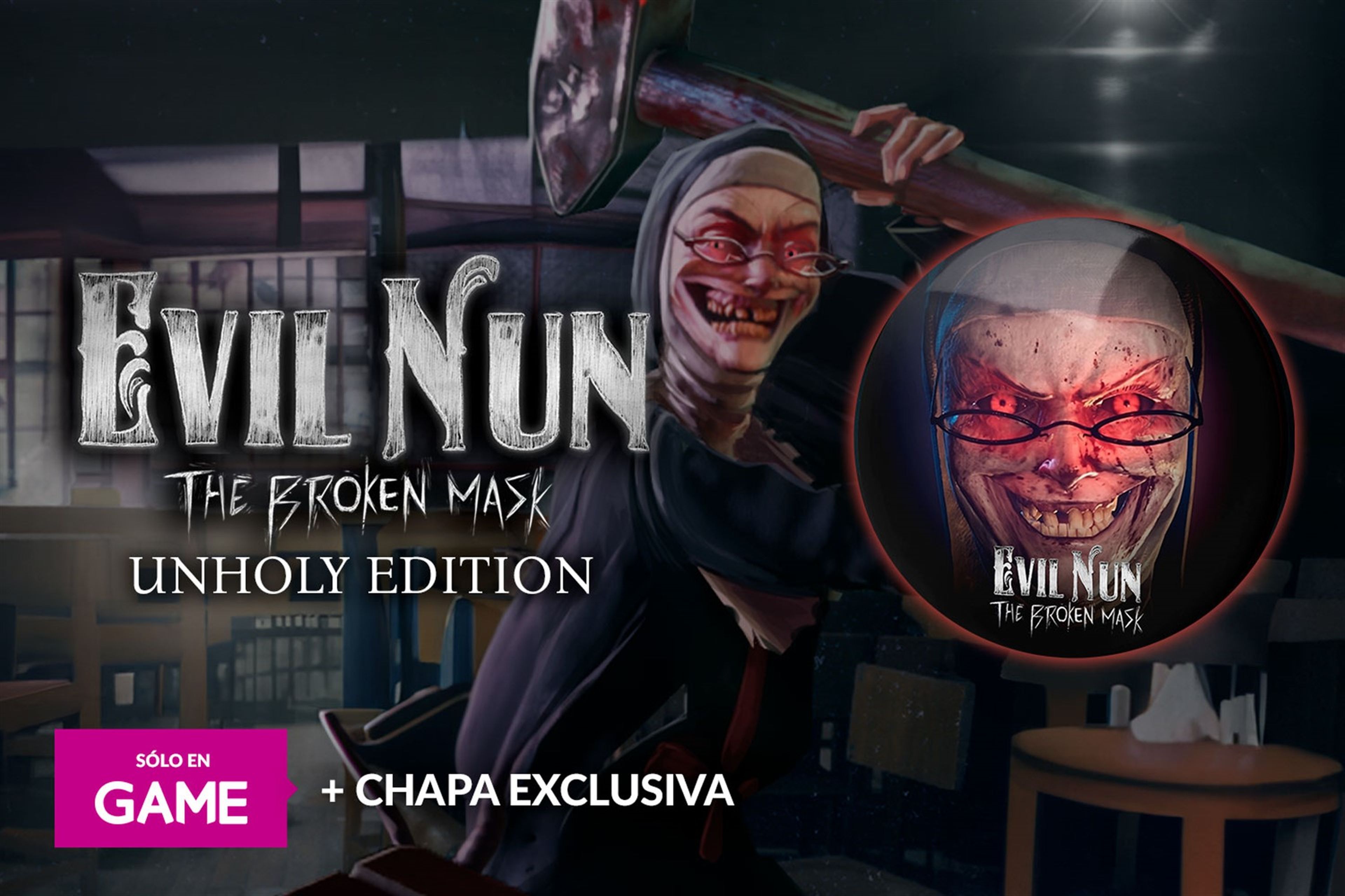 Reserva Evil Nun: The Broken Mask Unholy Edition en GAME y consigue una chapa exclusiva de ...