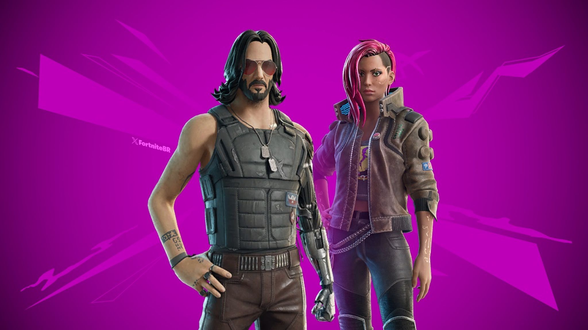 Cyberpunk 2077 llega a Fortnite: primer vistazo a las skins de Johnny ...