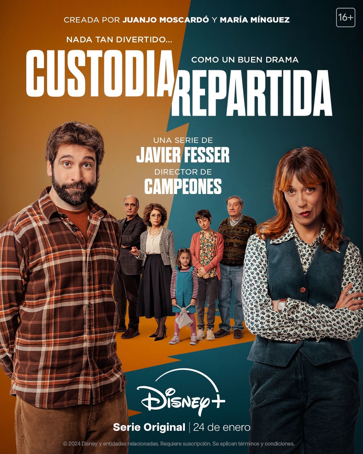Disney+ presenta el tráiler de Custodia repartida, la primera serie ...