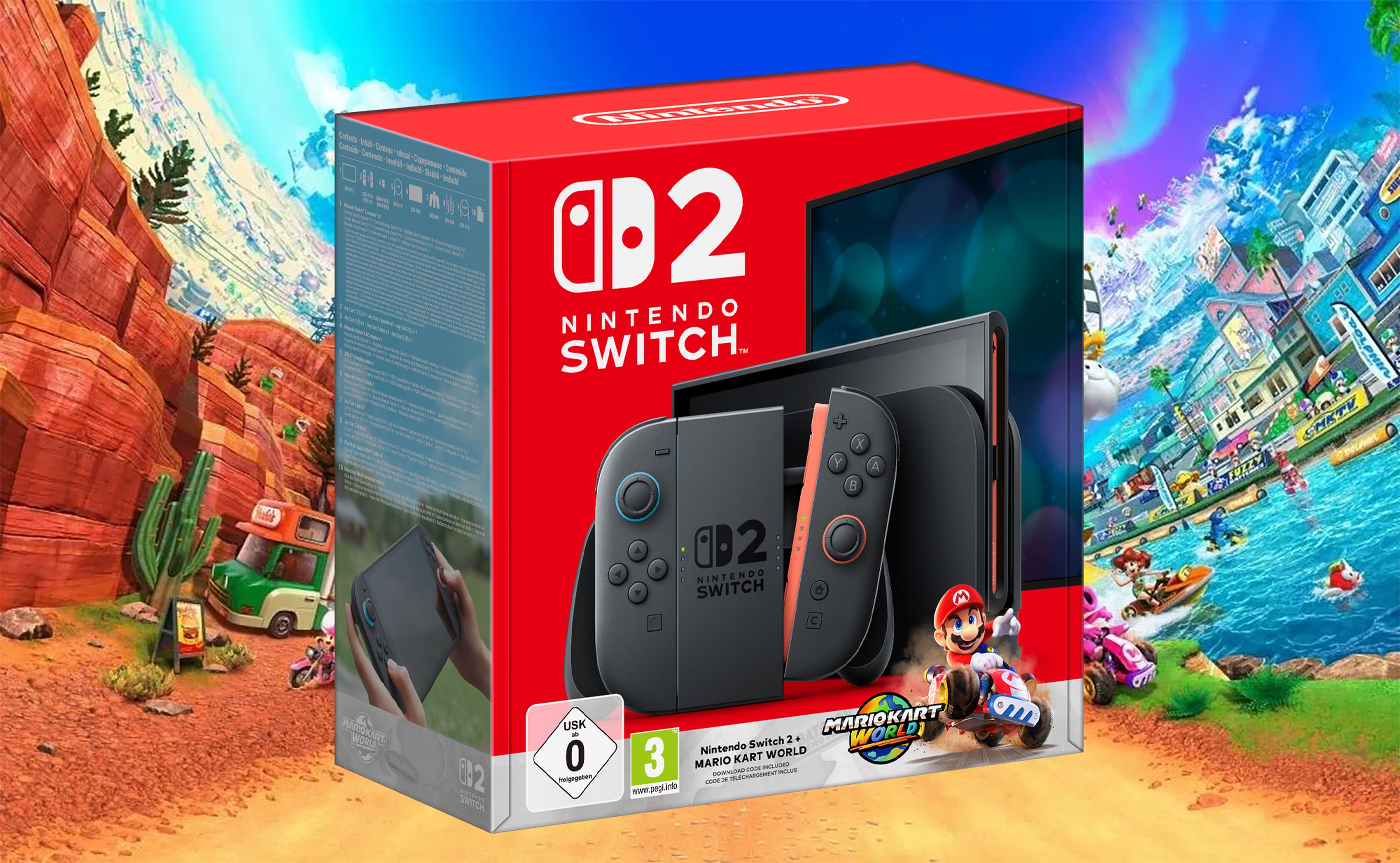 El pack de Nintendo Switch 2 con Mario Kart World solo estará ...