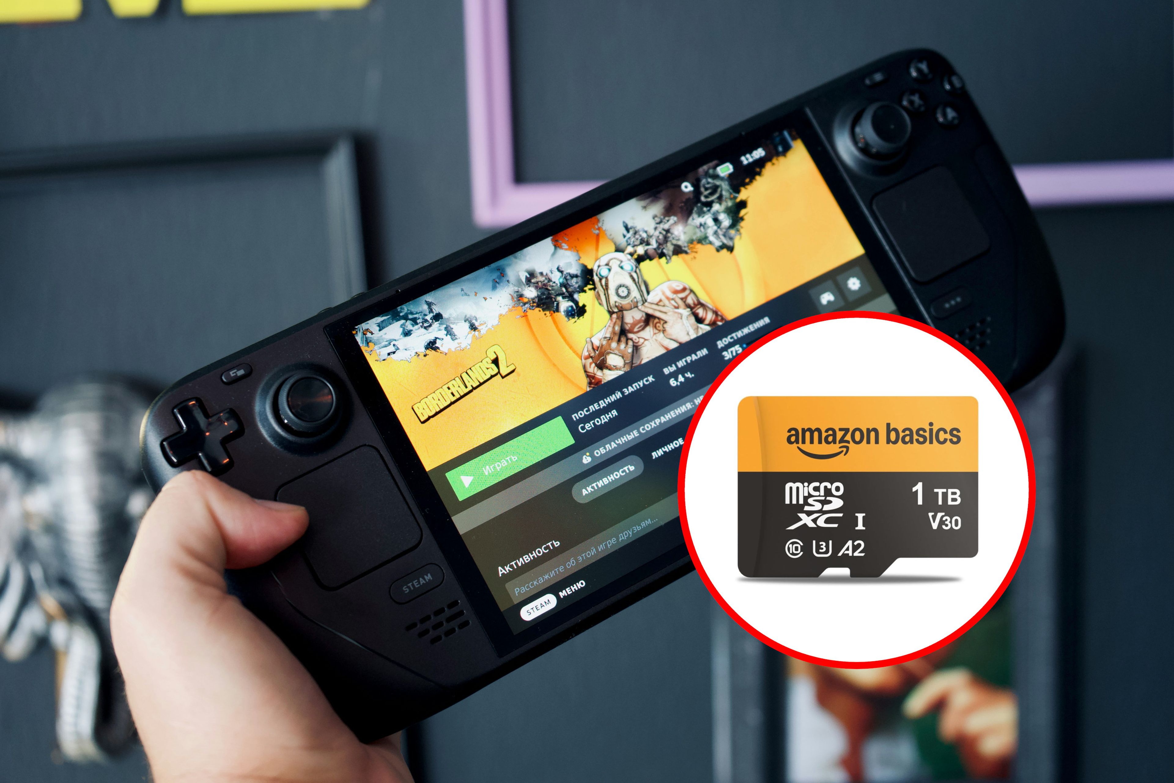 Dale espacio a tu Steam Deck: 1TB a precio de saldo con la microSD marca Amazon