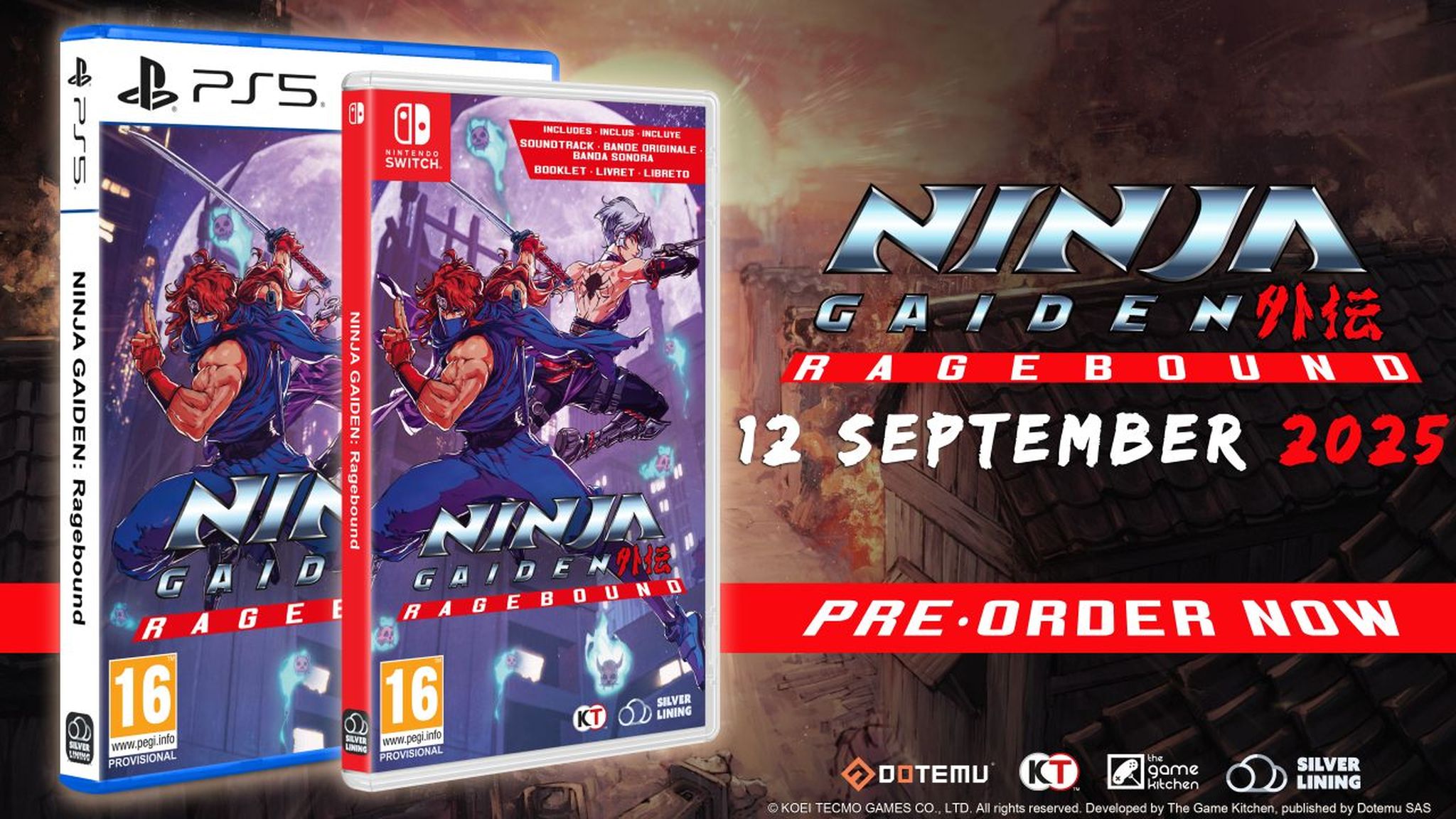 Ninja Gaiden Ragebound tendrá ediciones físicas para PS5 y Nintendo ...